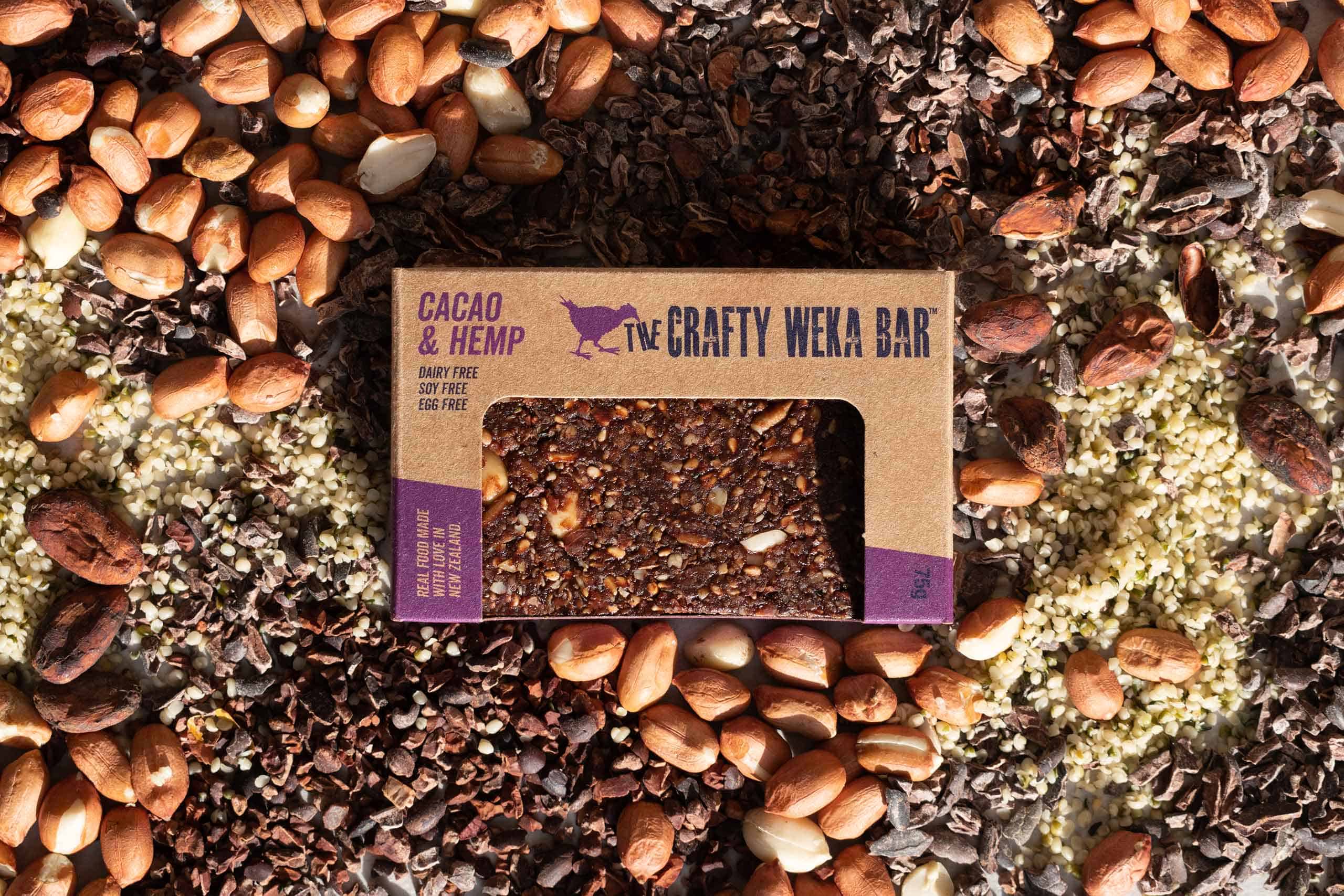 The Crafty Weka Bar Cacao & Hemp 75g – Backpacking Light Australia