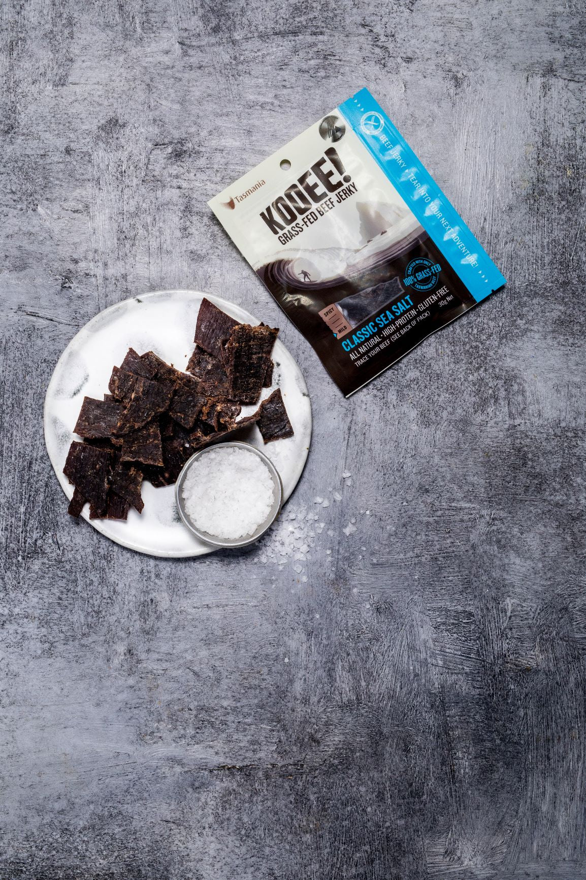 KOOEE! Beef Jerky Classic Sea Salt 30g – Backpacking Light Australia